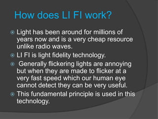 Li fi technology | PPTX