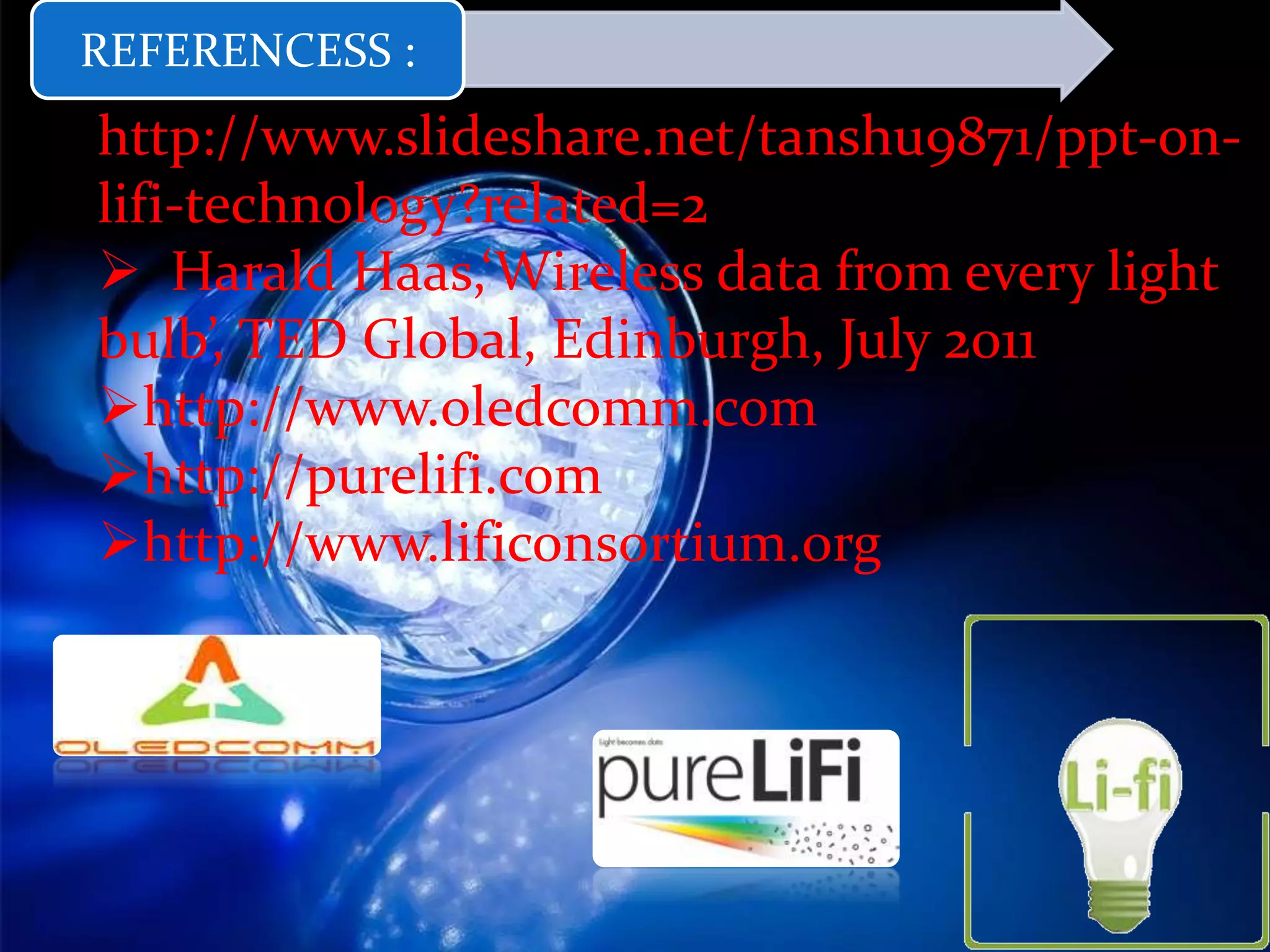 Lifi technology | PPTX