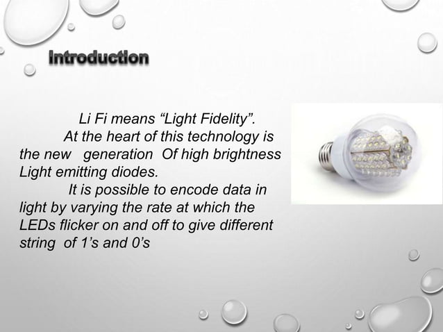 Lifi technology | PPTX
