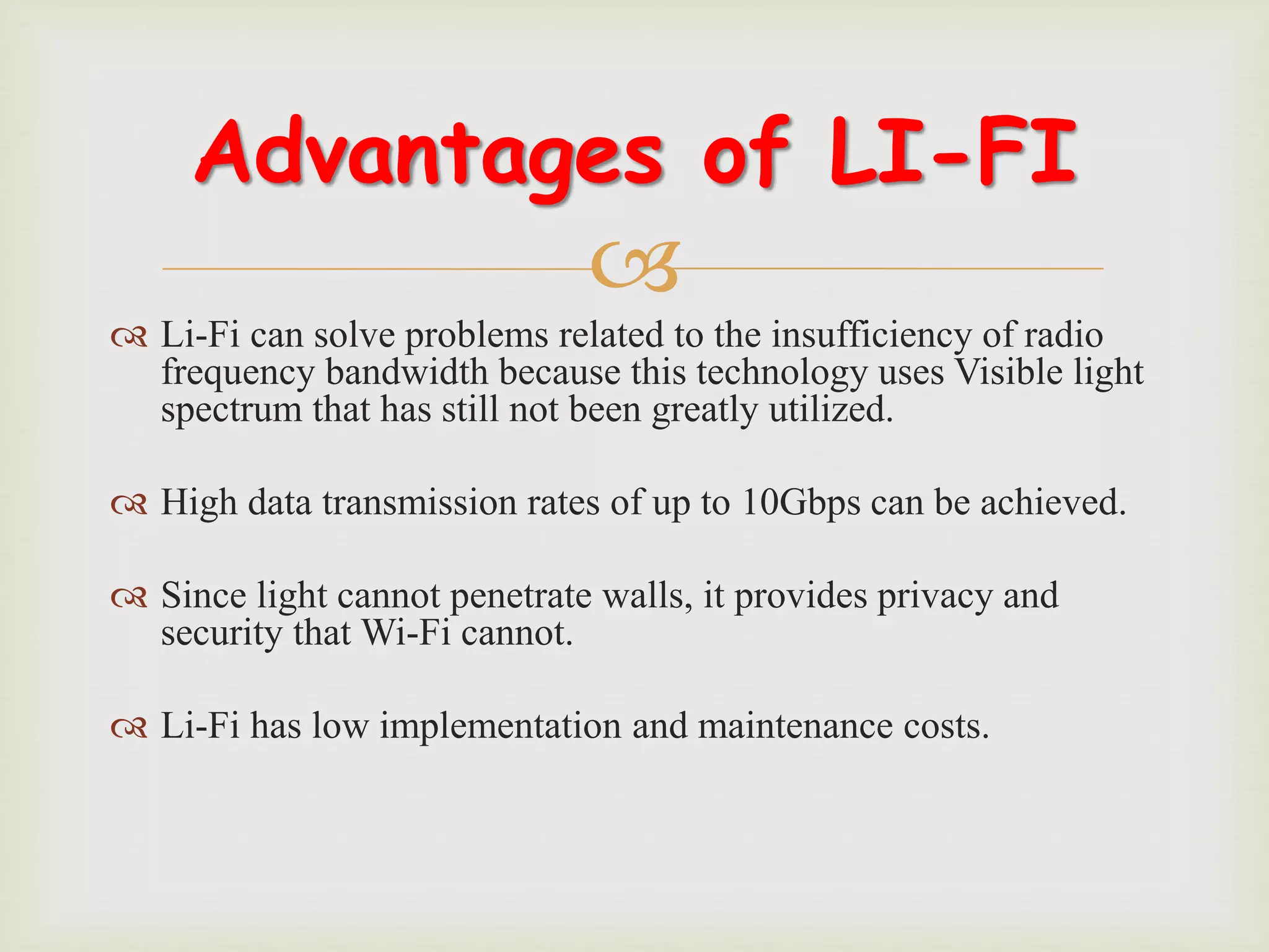 Li fi technology | PPT