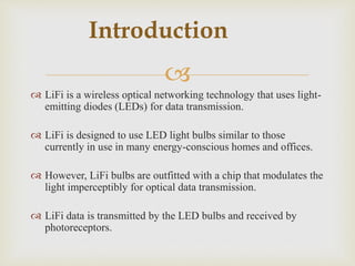 Li fi technology | PPTX