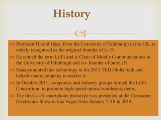 Li fi technology | PPTX