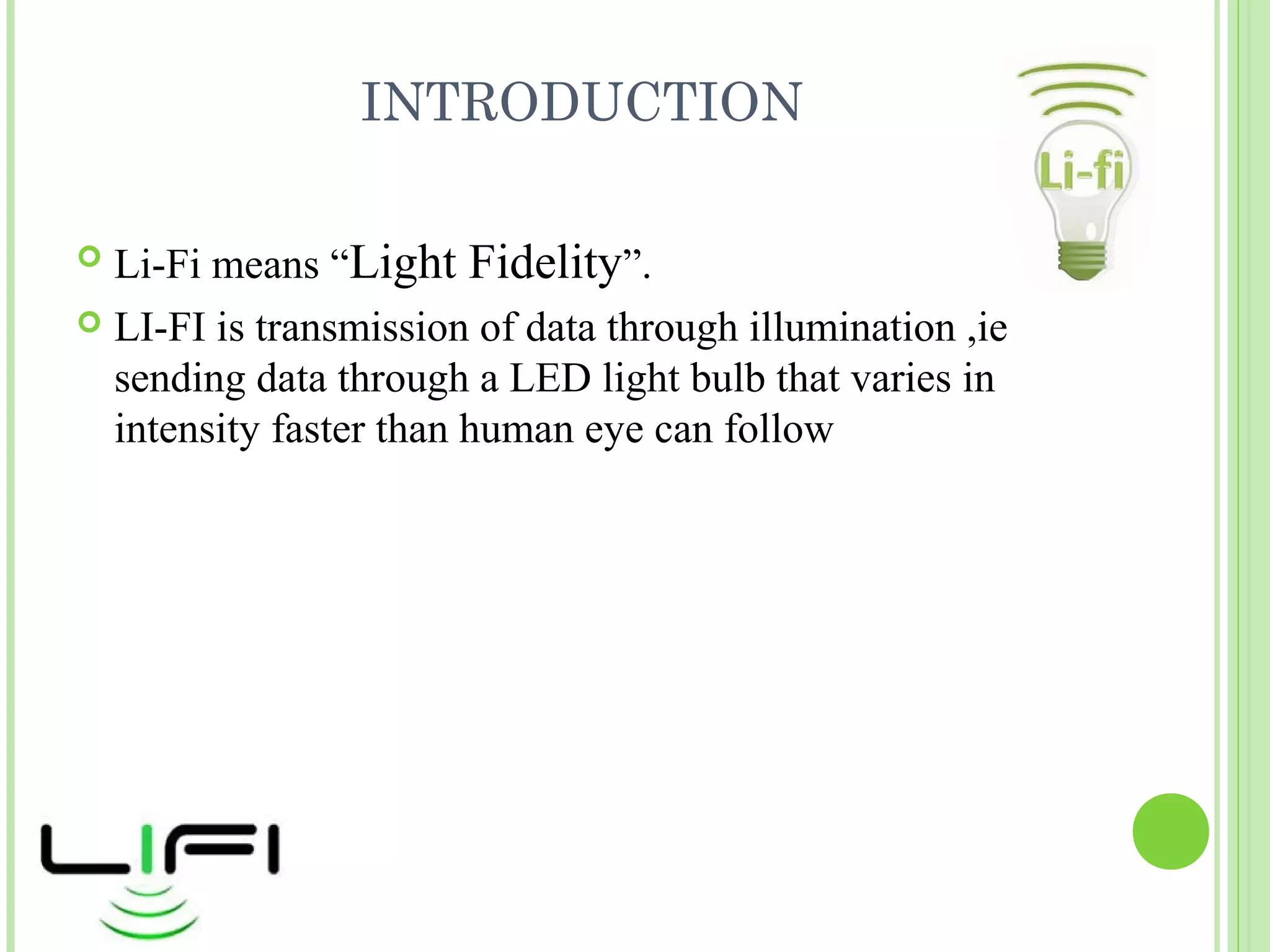 Lifi technology | PPT