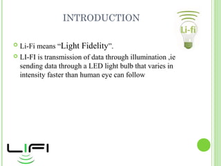 Lifi technology | PPT