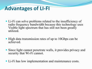 Li fi technology ppt | PPTX