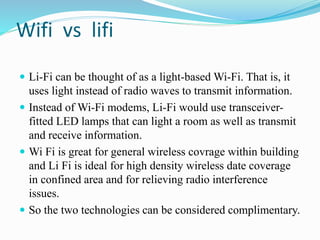 Li fi technology ppt | PPTX