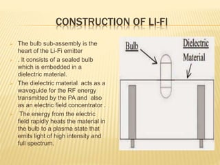 Lifi technology ppt | PPTX