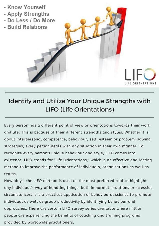 Identify & Utilize Your Strengths with Life Orientation Program | PDF