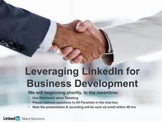 LinkedIn for Business Development | PPT