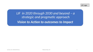 Lead India Foundation and its path forward | PPTX