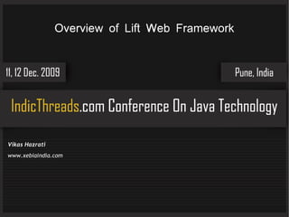 Scala based Lift Framework | PPT