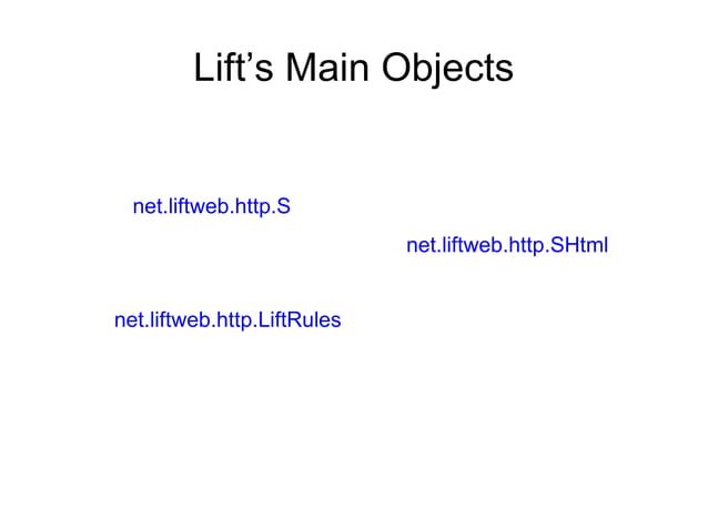Scala based Lift Framework | PDF