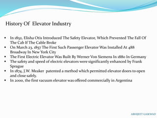 Swot Analysis Of Indian Elevators And Escalator Market | PPTX