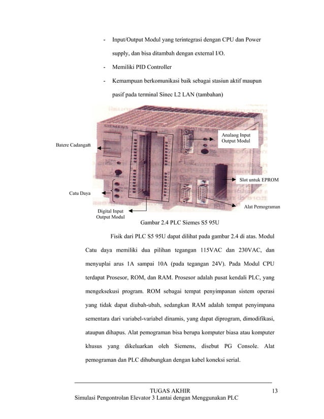Lift 3 lantai plc | PDF