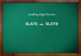 Lift augmentation devices ppt | PPTX