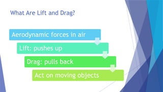 Lift and Force in aircrafts ................ | PPTX