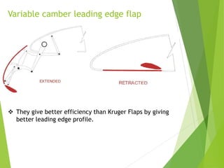 Lift Augmentation Devices Or High Lift Devices | PPTX