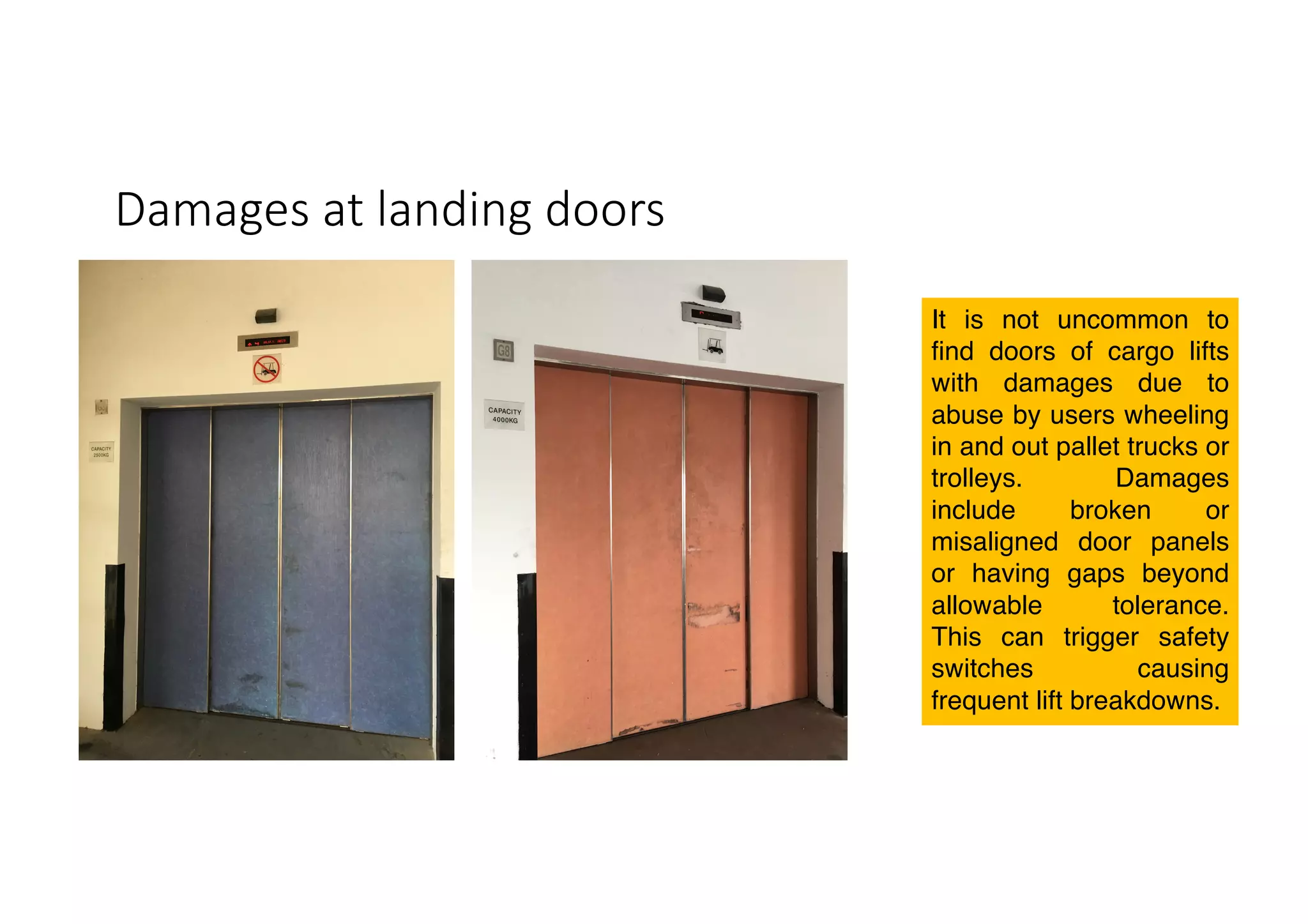 Lift: Common faults found during inspections | PDF