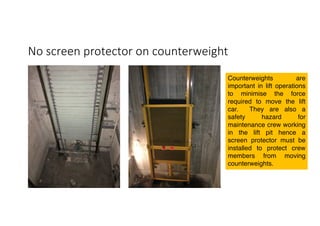 Lift: Common faults found during inspections | PPT