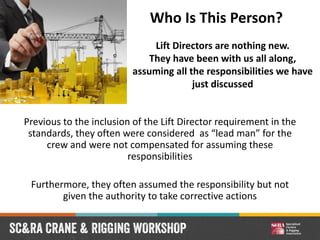 2014 CRW - The Key to Hiring the Right Lift Director | PDF