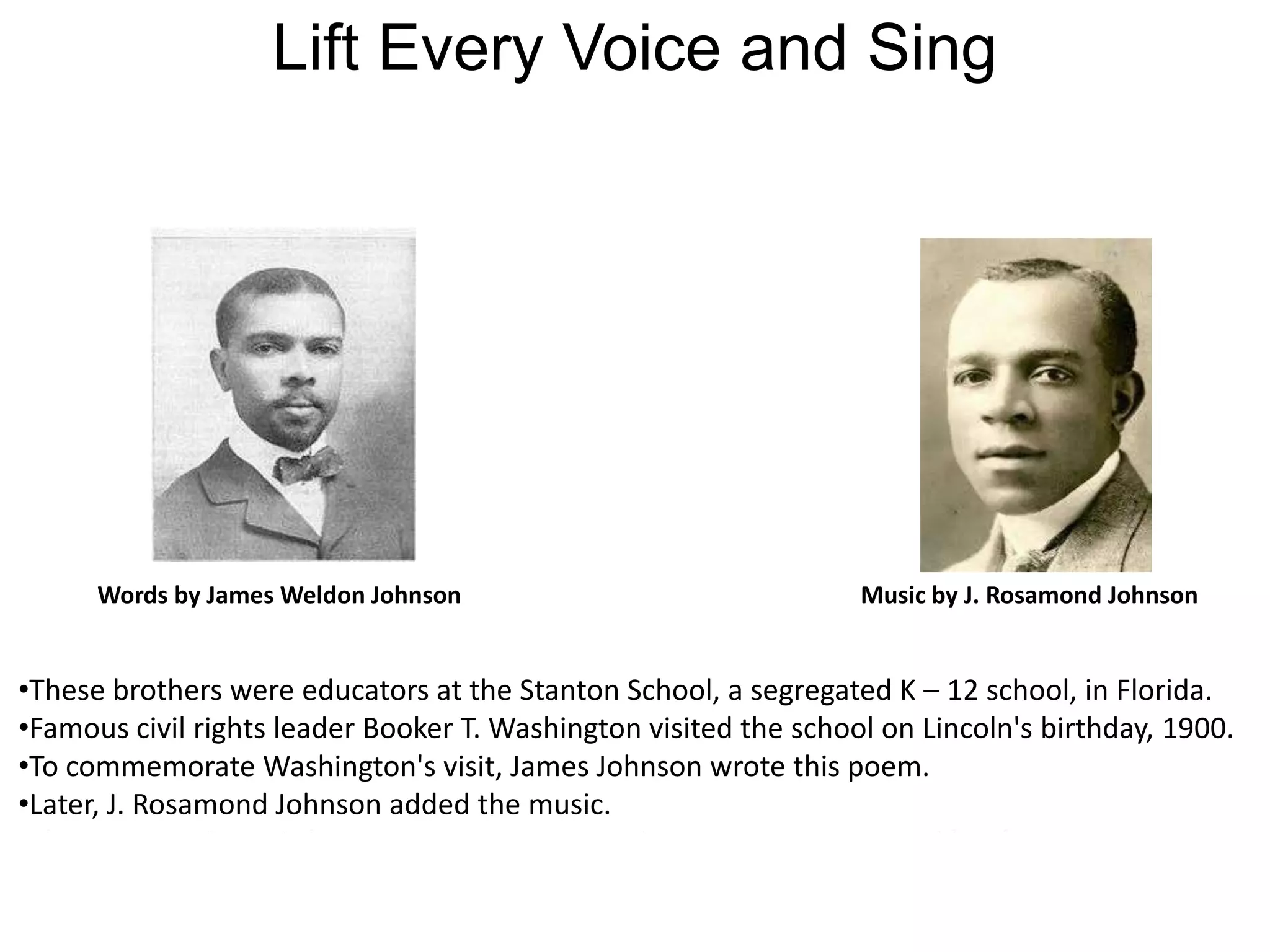 Lift Every Voice and Sing | PPTX