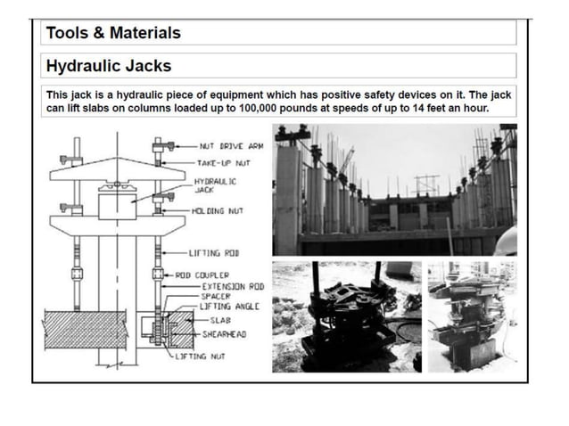 Lift form slab construction | PPTX | Civil Engineering Industry ...