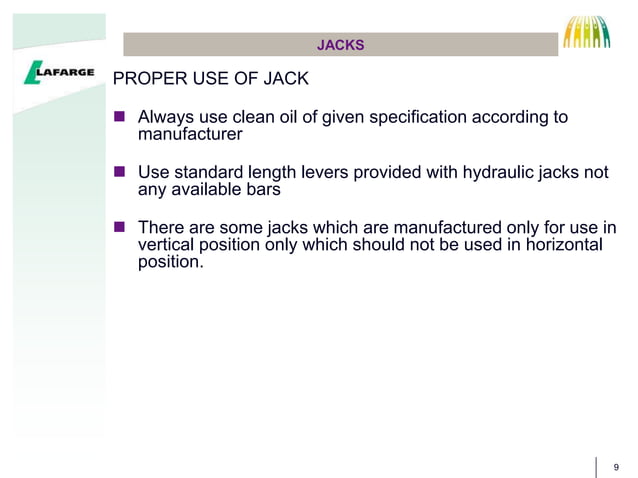 Lifting-tools-tackles rigging practice .ppt