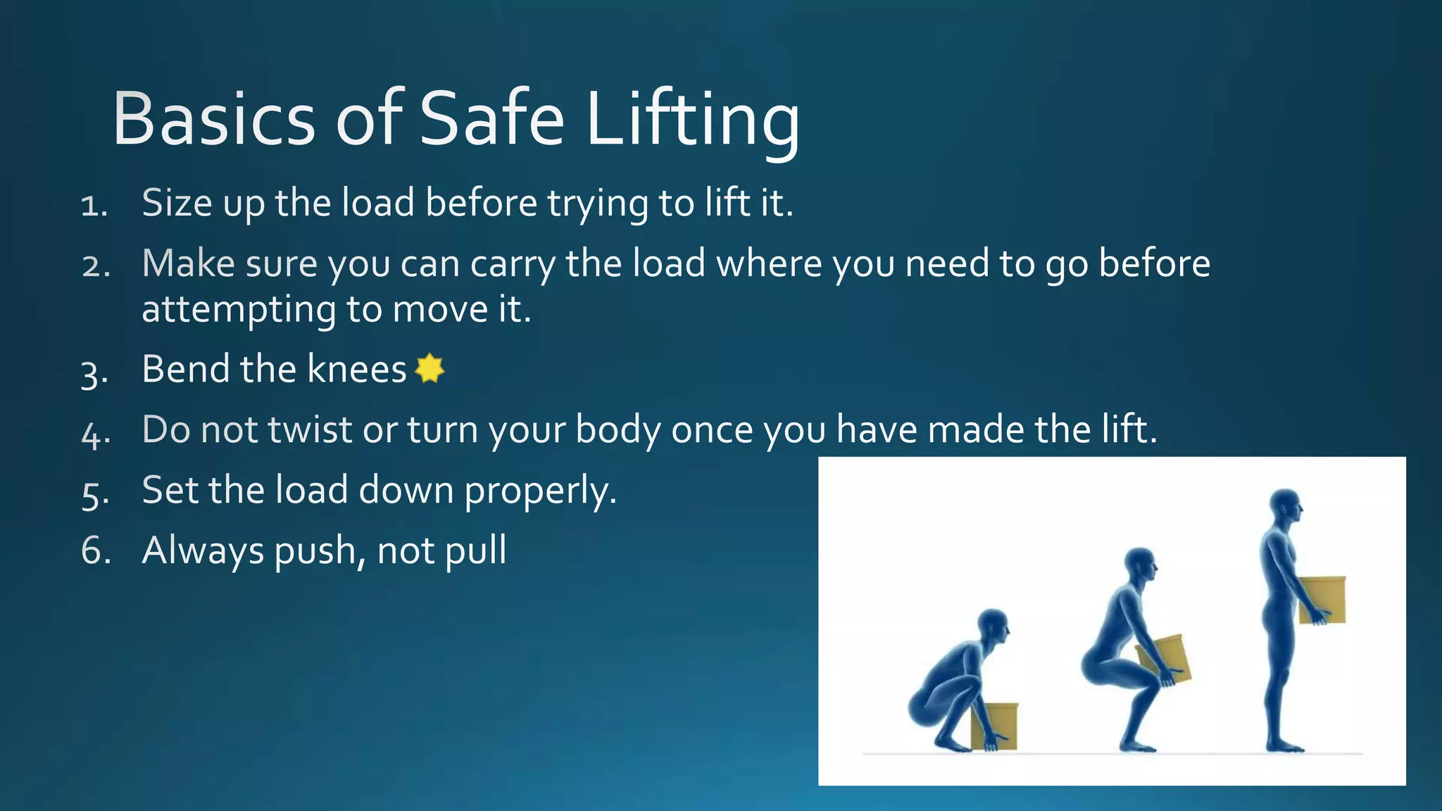 Lifting and ergonomics | PPTX