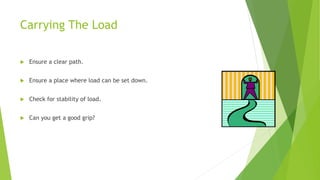 Lifting and Handling Procedures | PPTX