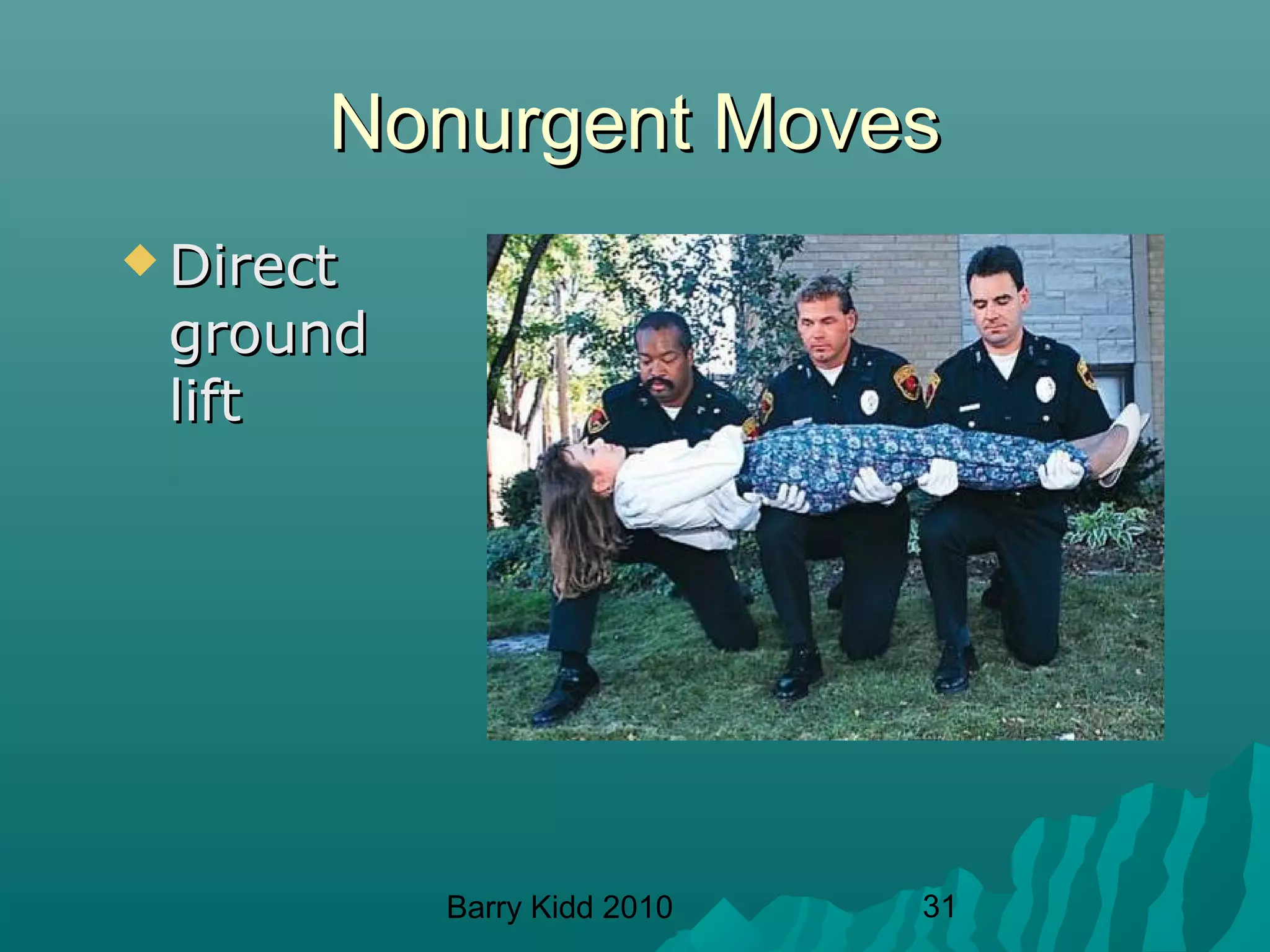 Lifting and moving patients | PPT