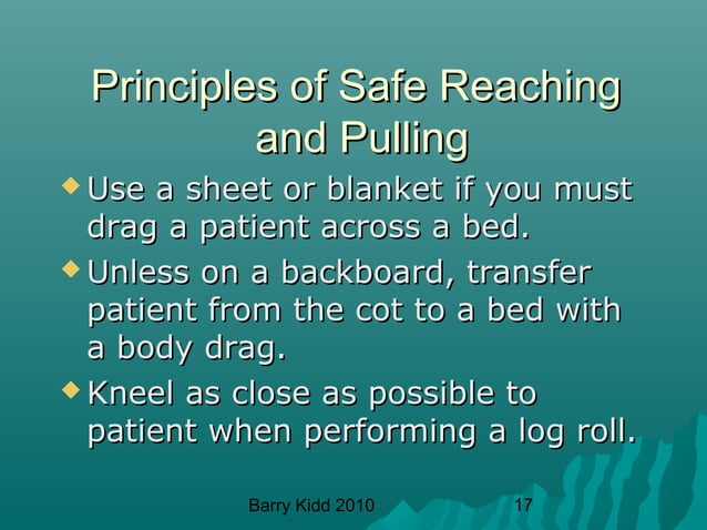 Lifting and moving patients | PPT | First Aid | Injuries