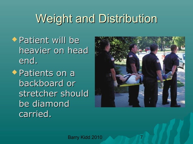 Lifting and moving patients | PPT | First Aid | Injuries