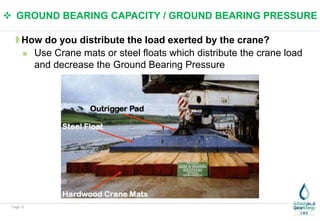 Lifting awareness - 2024 - 01 - Ground condition and crane stability.pptx