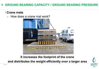 Lifting awareness - 2024 - 01 - Ground condition and crane stability.pptx