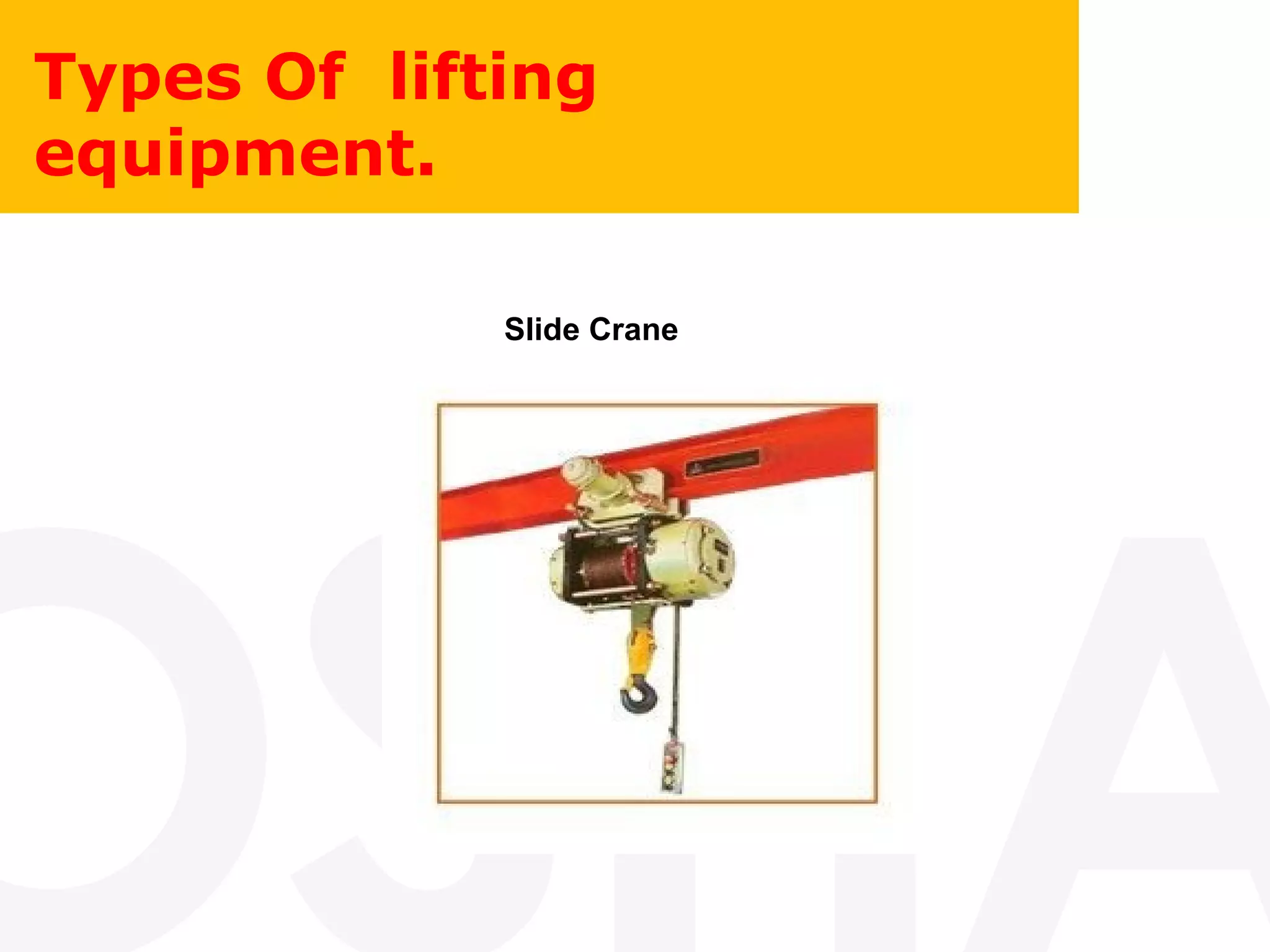 Lifting Equipment | ODP