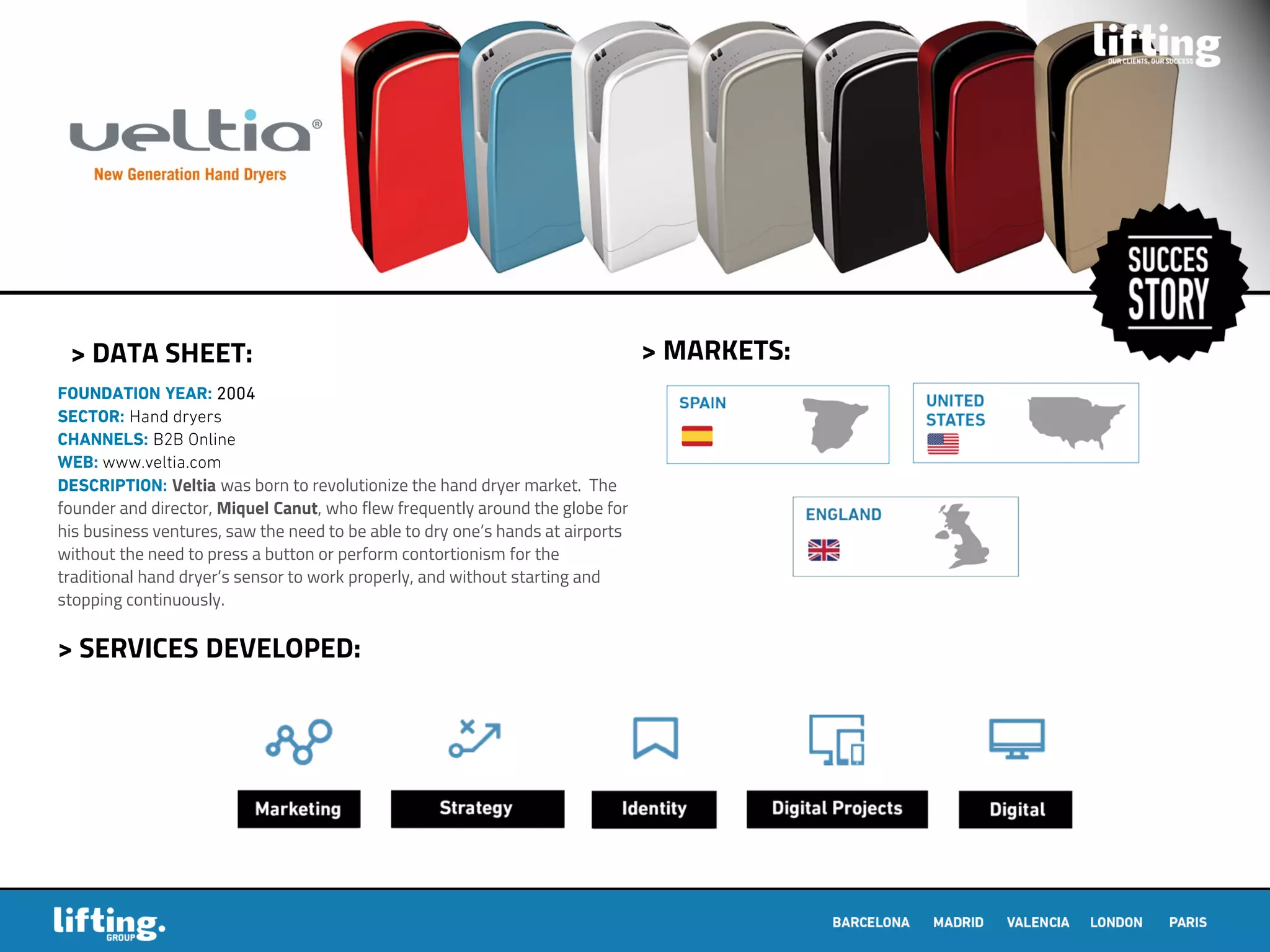 Success Story Veltia | Lifting Group | PPT