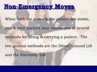 patient transfer, patient safety and personal safety | PPT