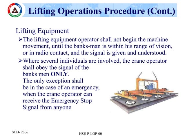 Lifting Operation.ppt | Civil Engineering Industry | Industries