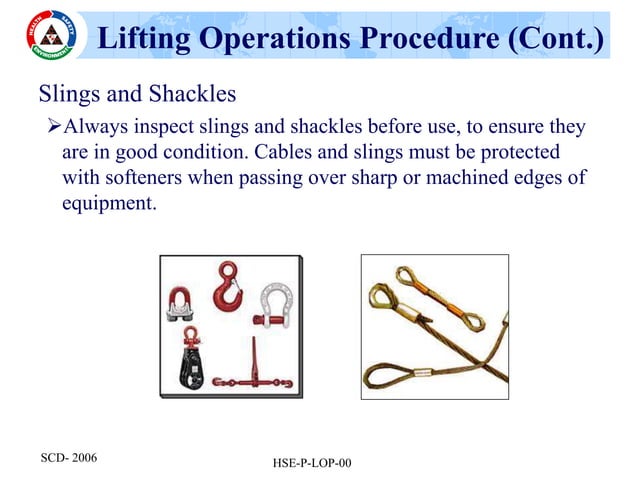 Lifting Operation.ppt | Civil Engineering Industry | Industries