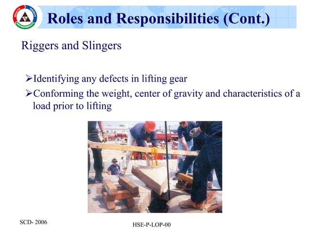 Lifting Operation.ppt | Civil Engineering Industry | Industries