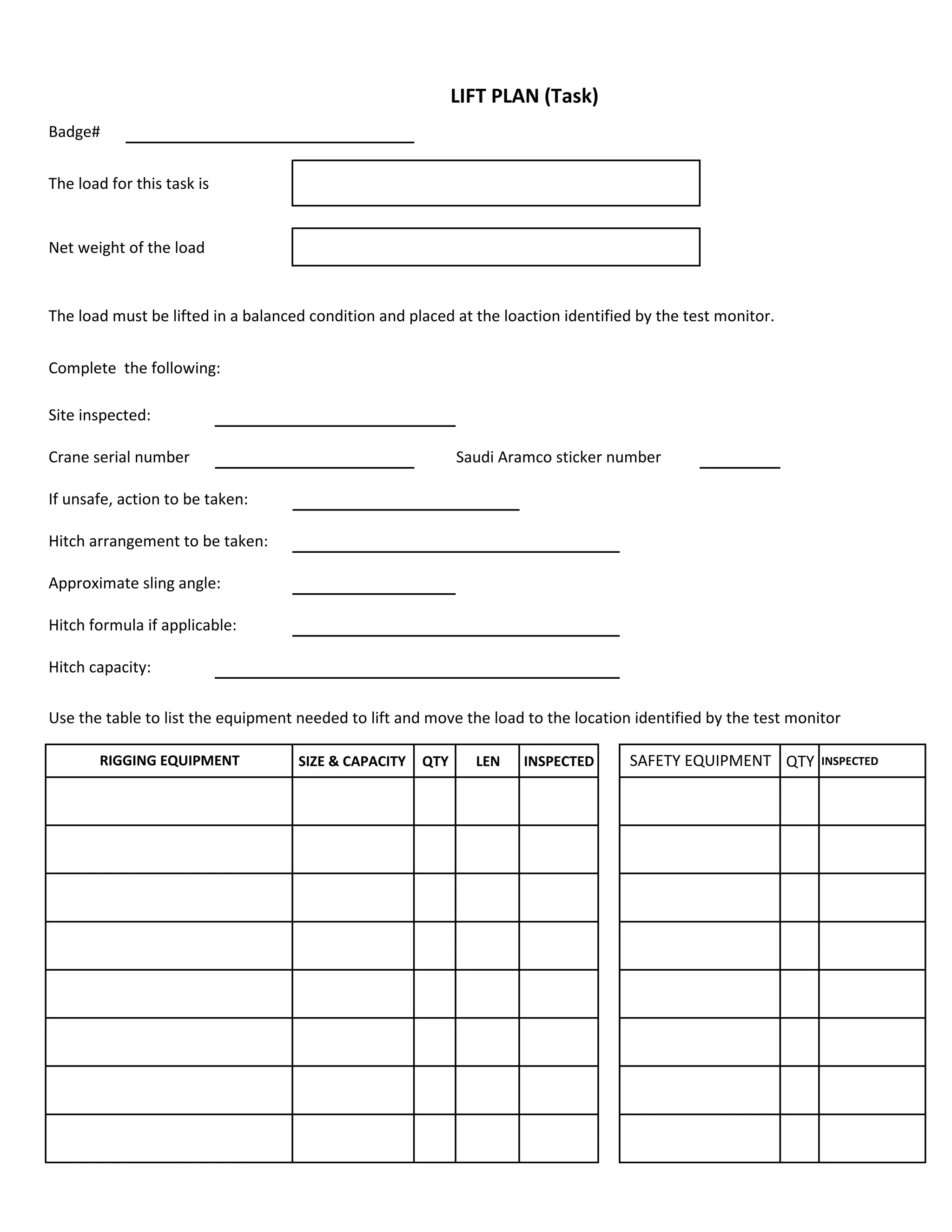 Lifting Plan | Lifting Plan for Different Process Equipment | Gaurav ...
