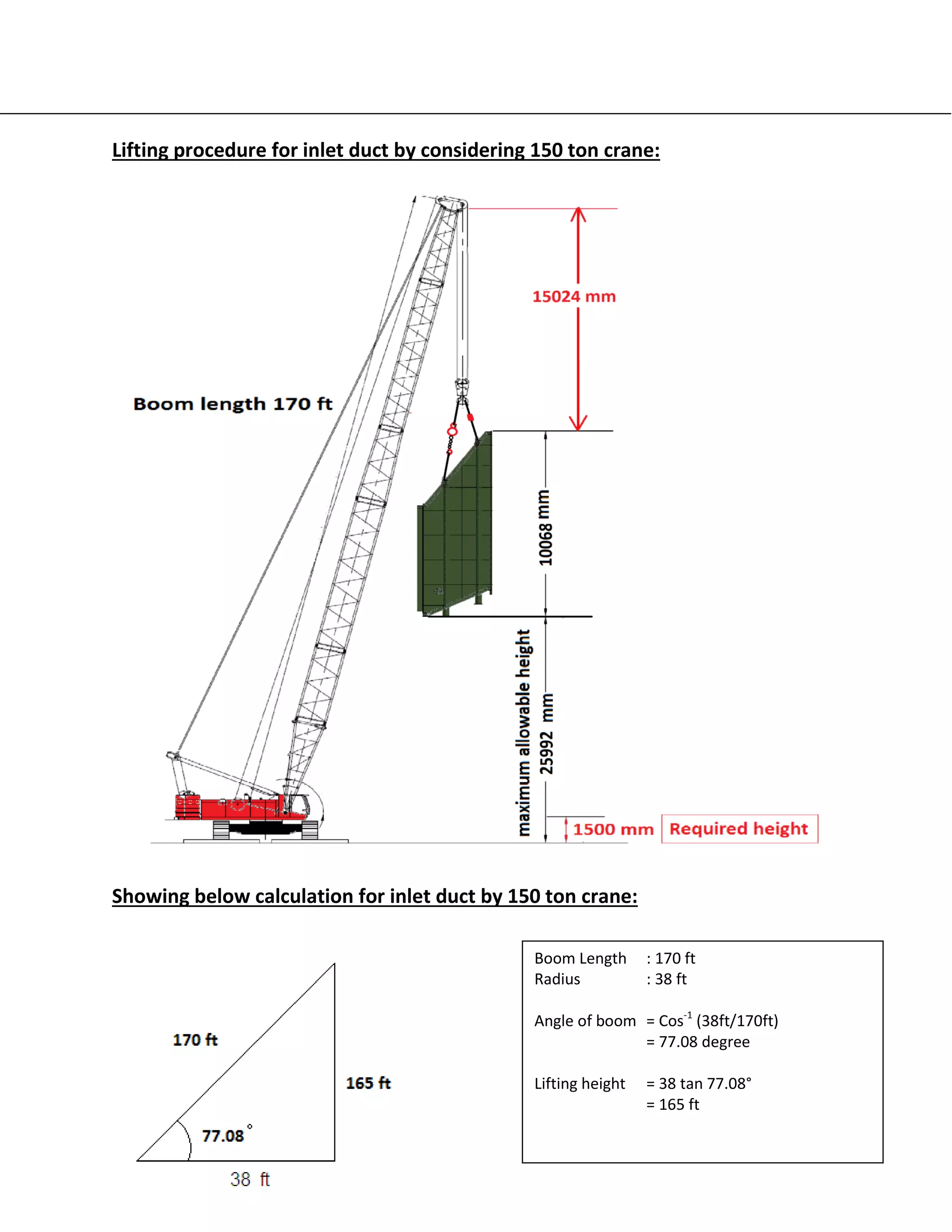 Lifting plan for bypass stack installation | PDF