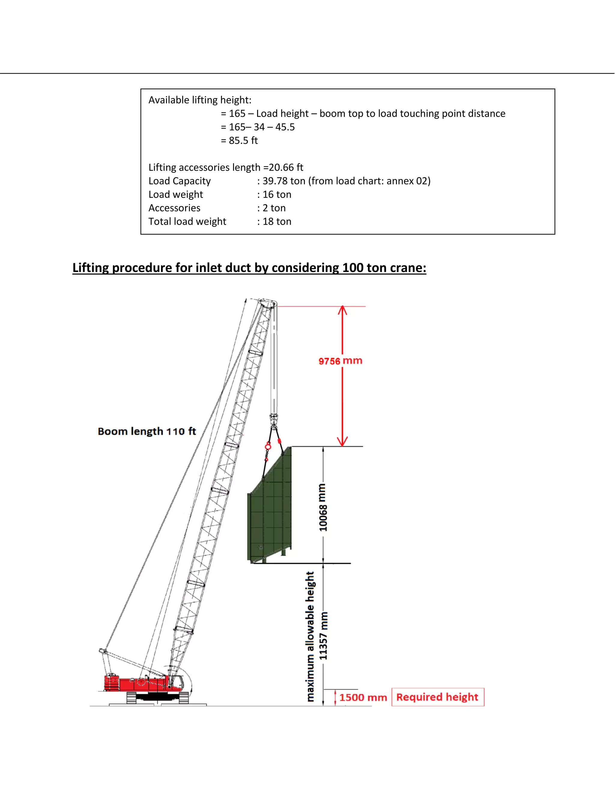 Lifting plan for bypass stack installation | PDF
