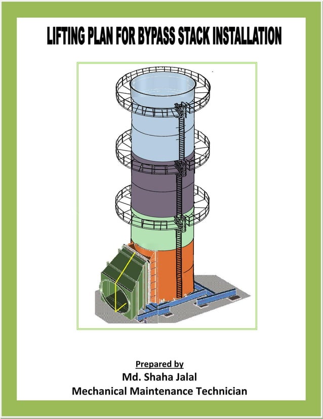 Lifting plan for bypass stack installation | PDF | Weightlifting | Sports
