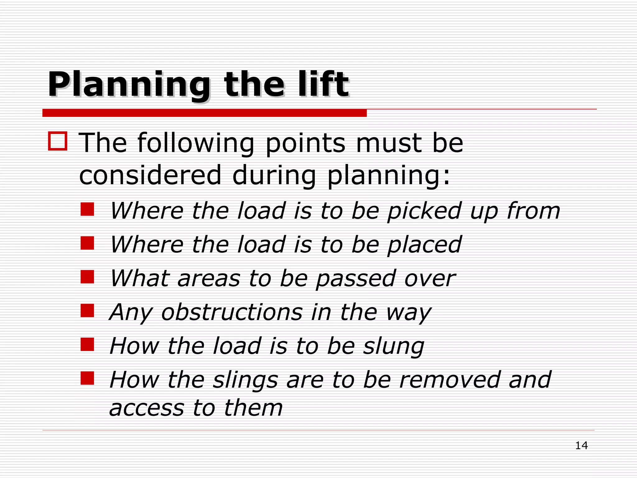 Lifting & procedure | PPT