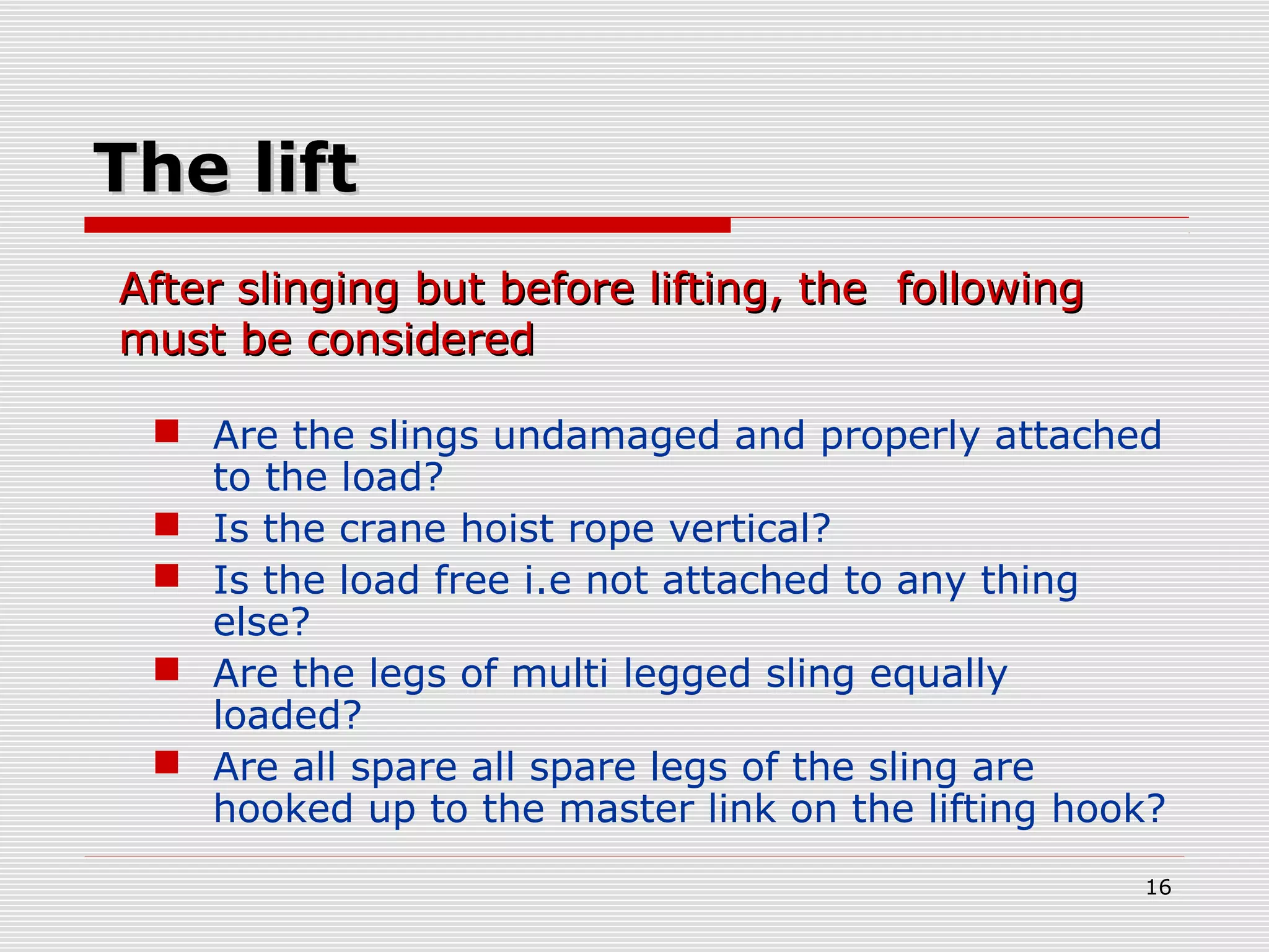 Liftingproedure | PPT