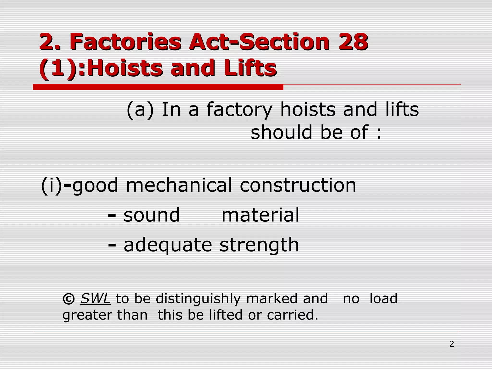 Liftingproedure | PPT