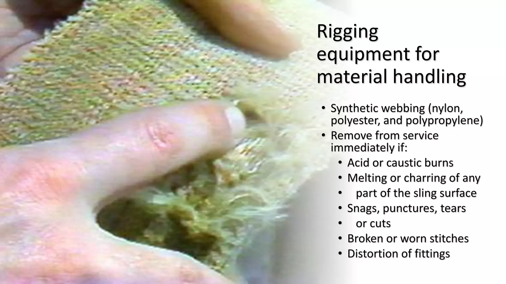 Lifting & Rigging Safety.pptx | Weightlifting | Sports