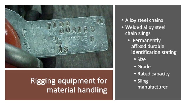 Lifting & Rigging Safety.pptx | Weightlifting | Sports