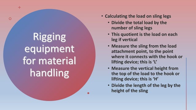 Lifting & Rigging Safety.pptx | Weightlifting | Sports
